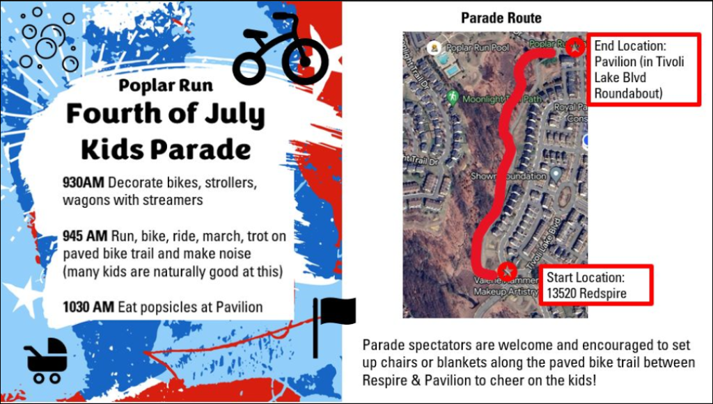 🗽 Fourth of July Kids Parade 🎇 – Poplar Run